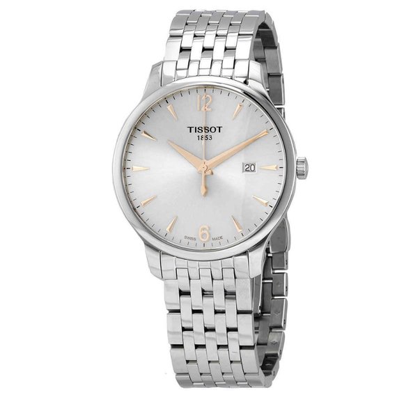 Tissot | Accessories | Tissot Tradition Quartz Silver Dial Mens Watch ...